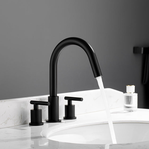 AF-010-BL Widespread Bathroom Faucet – ADM Bathroom