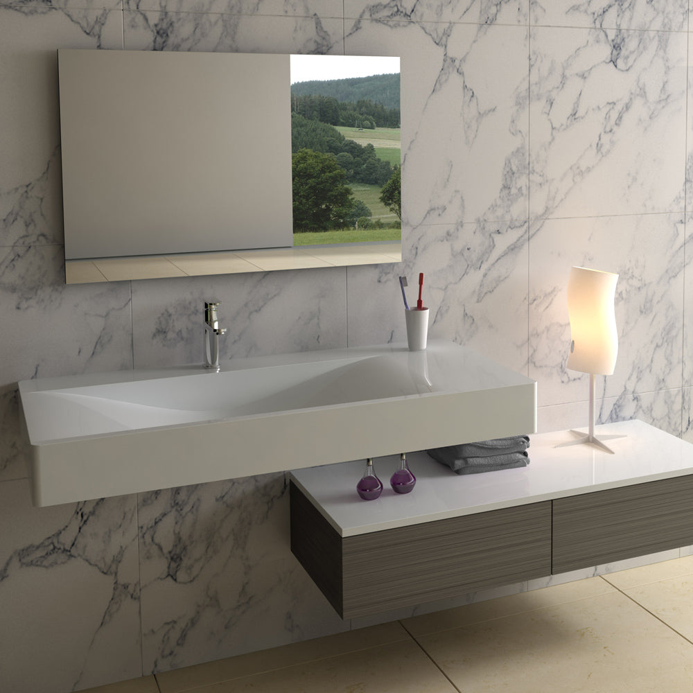 Ramped Wall Mounted Sink DW-101 – ADM Bathroom
