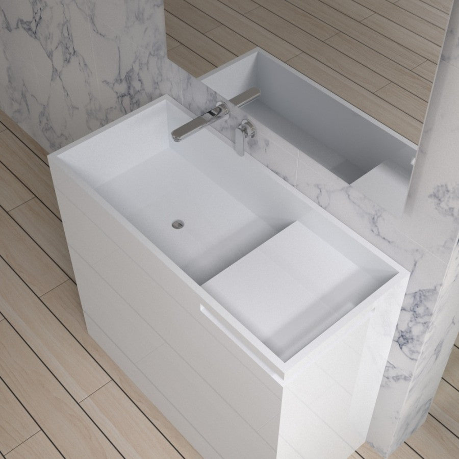Split Freestanding Sink DW-129 – ADM Bathroom