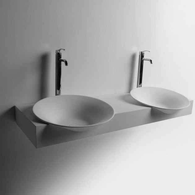 Double Wall Mounted Sink DW-185 – ADM Bathroom