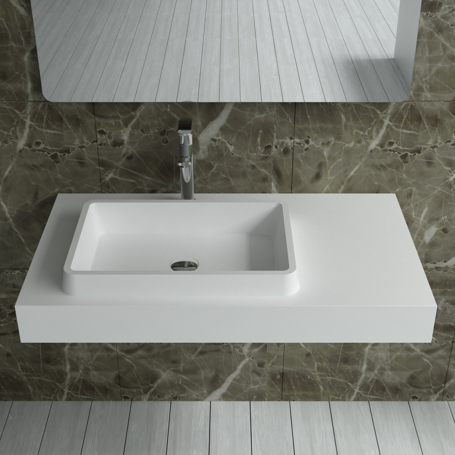 Wall Mounted Sink DW-114 – ADM Bathroom