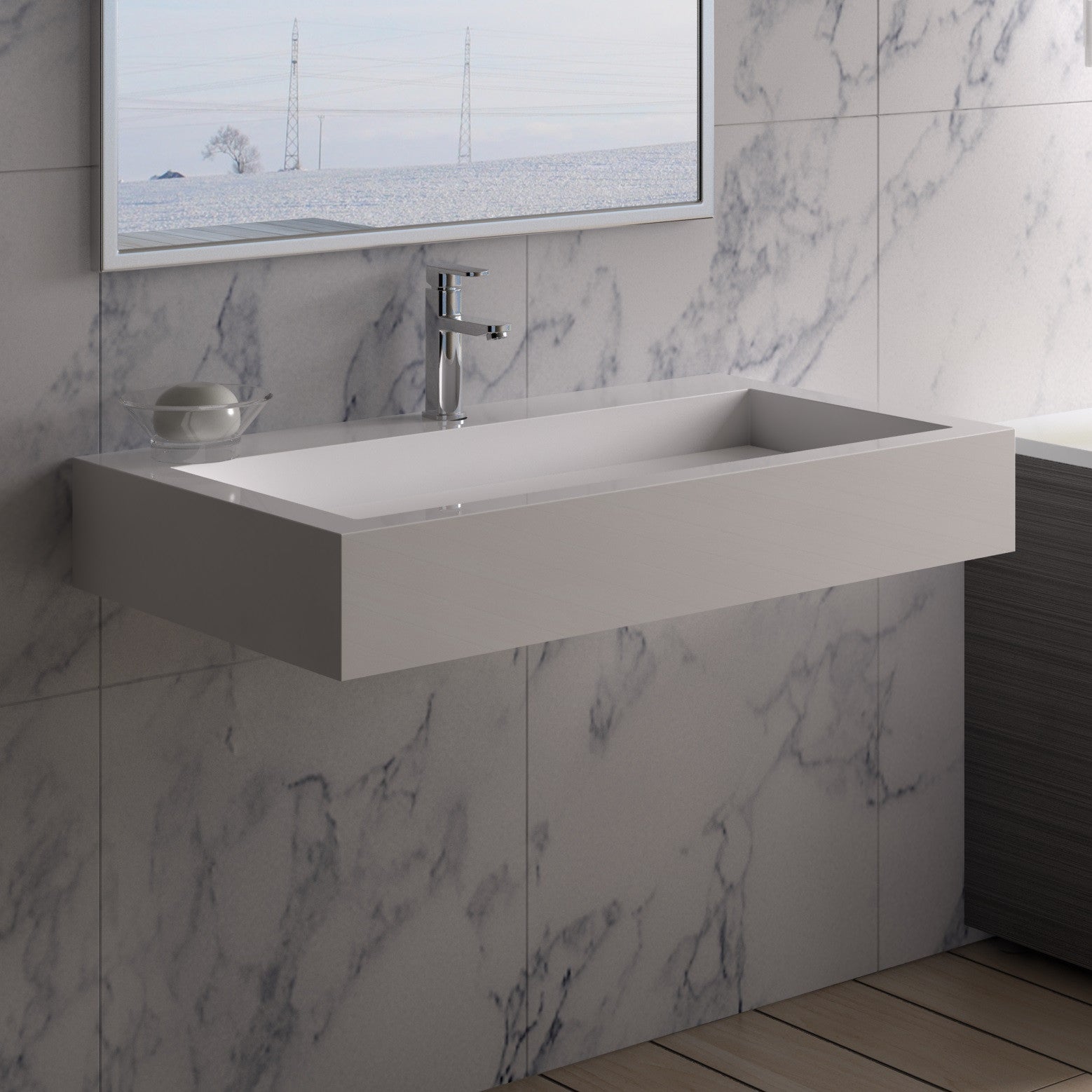 Wall Mounted Sink DW-121 – ADM Bathroom